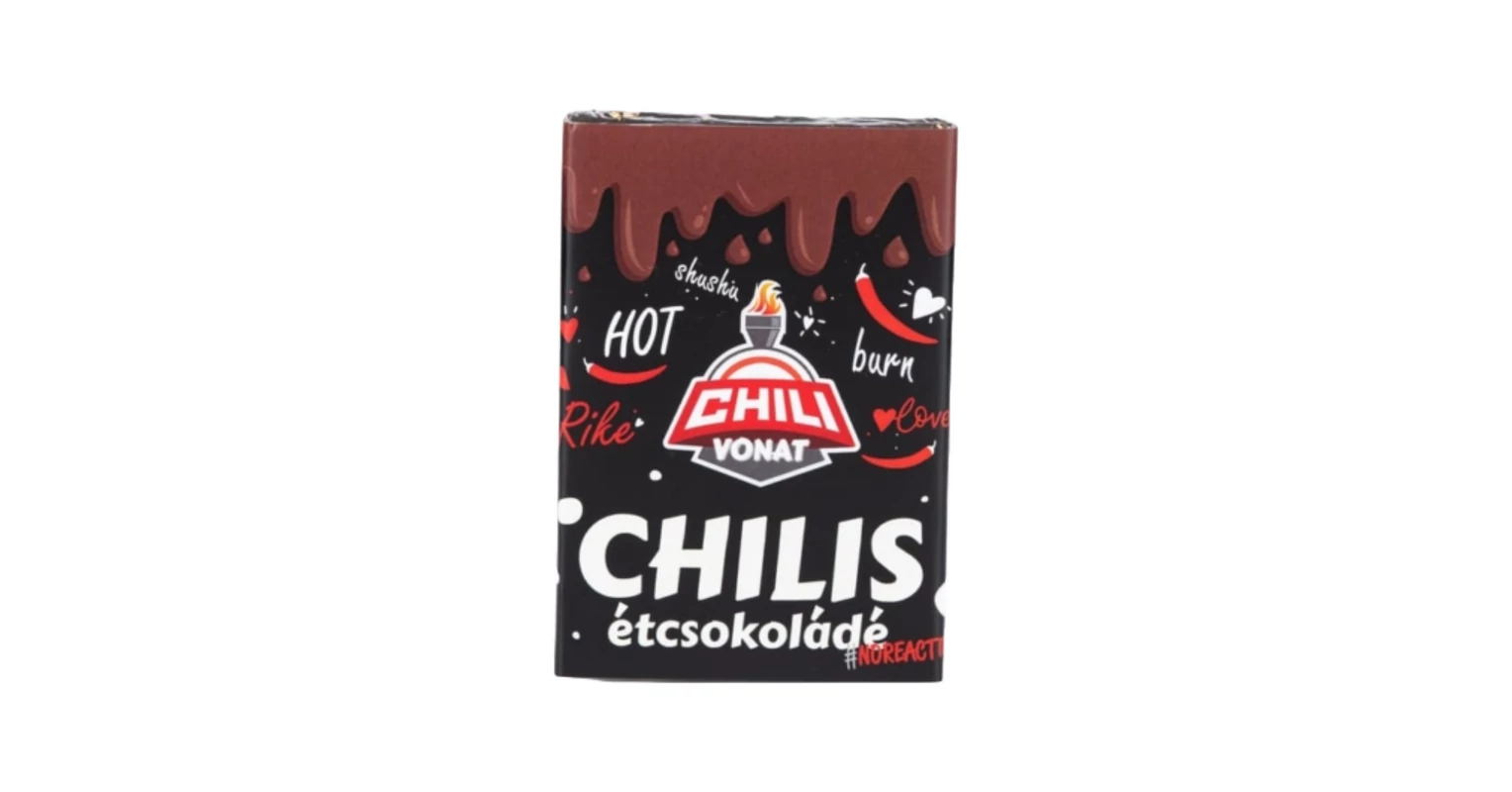 Chilivonat Chilis étcsokoládé 35g - ChiliVonat - Pazarshop | A chili ...